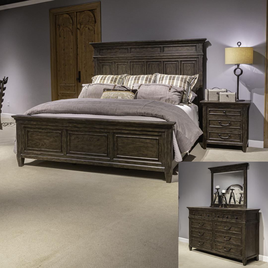 Liberty Furniture Paradise Valley 3 Piece Bedroom Set King Panel Be Big Barn Home Center